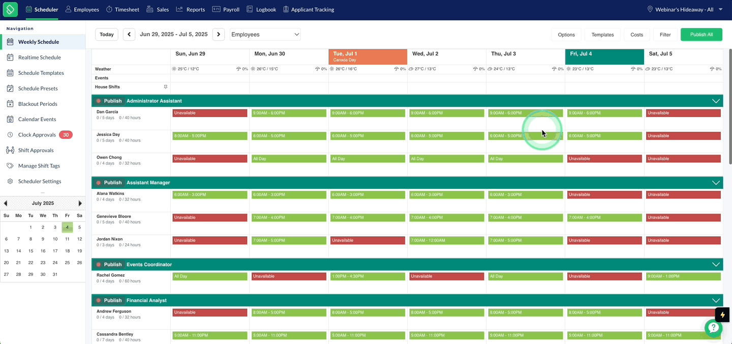 What's New with Scheduling – Push Operations Help Center