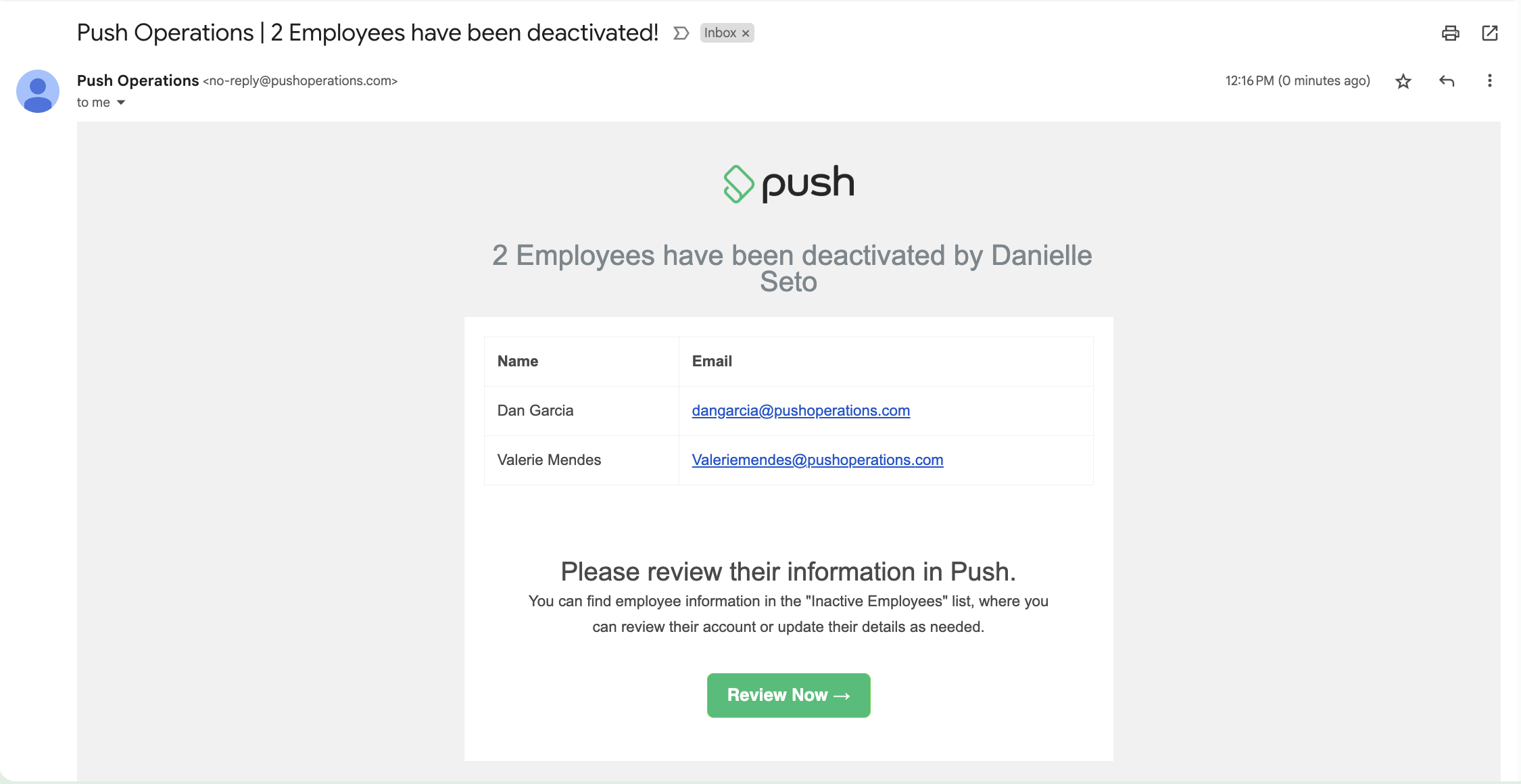 What's New with Employee Management – Push Operations Help Center