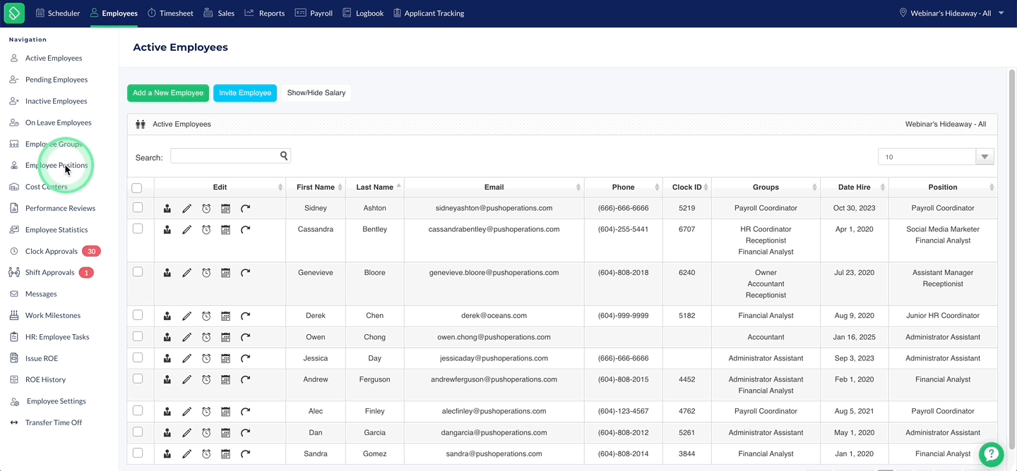 What's New with Employee Management – Push Operations Help Center